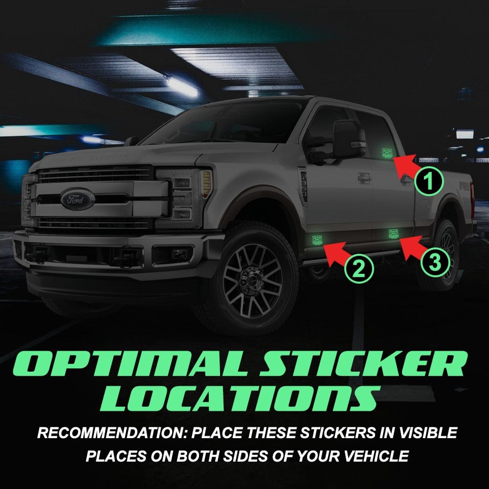 Glow-in-The-Dark Window Decals – Fast Guard Alarms